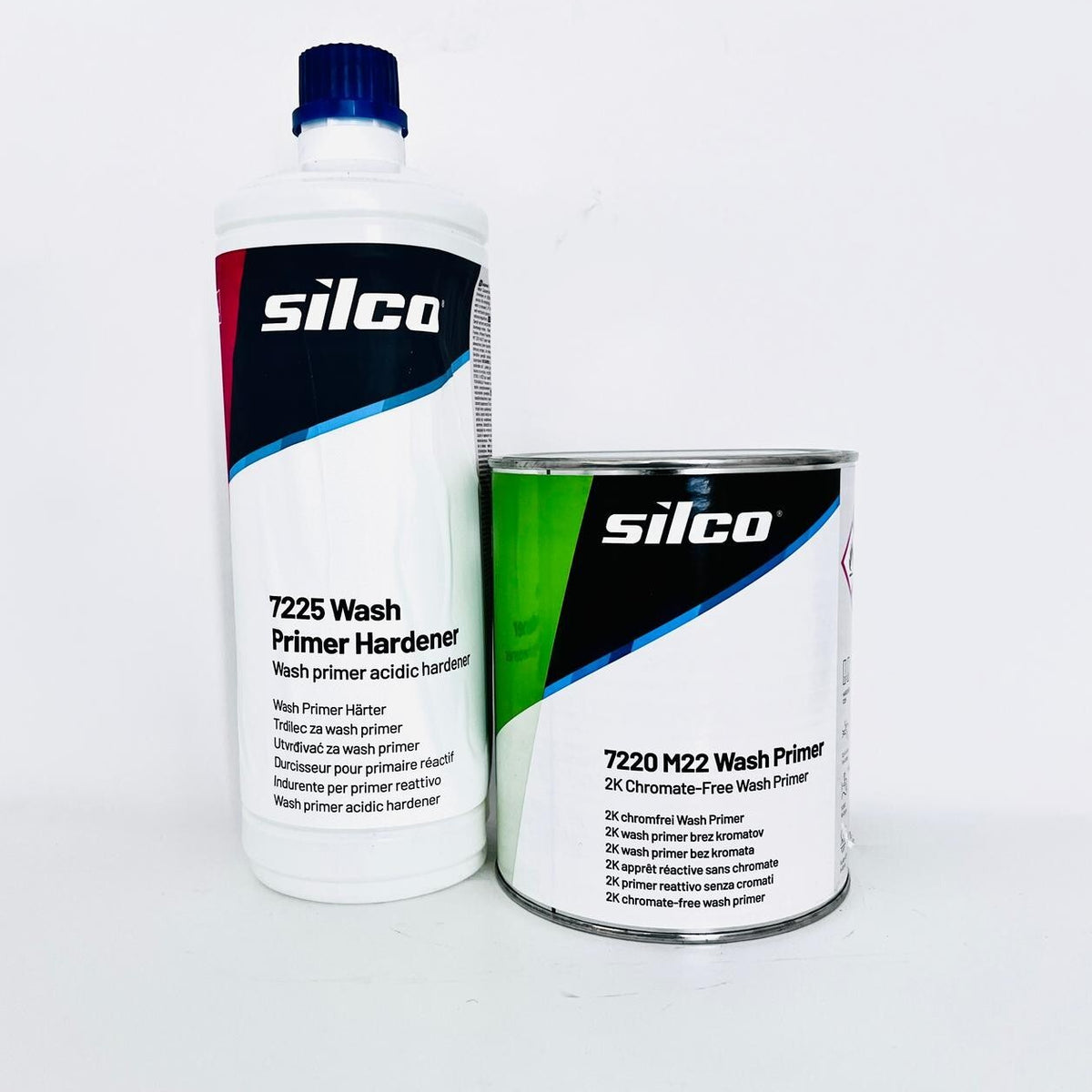 Silco 7220 M22 WASH PRIMER Kit 1L + 7225 WASH PRIMER ACTIVATOR 1L (sel ...